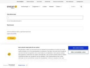 Inloggen bij evean – Inloggen Bij