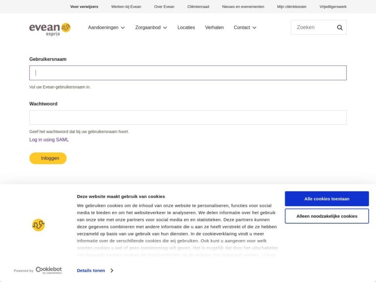 Inloggen bij evean – Inloggen Bij