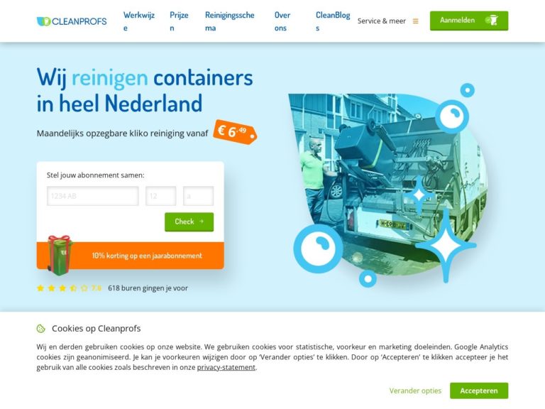 Inloggen bij Cleanprofs – Inloggen Bij