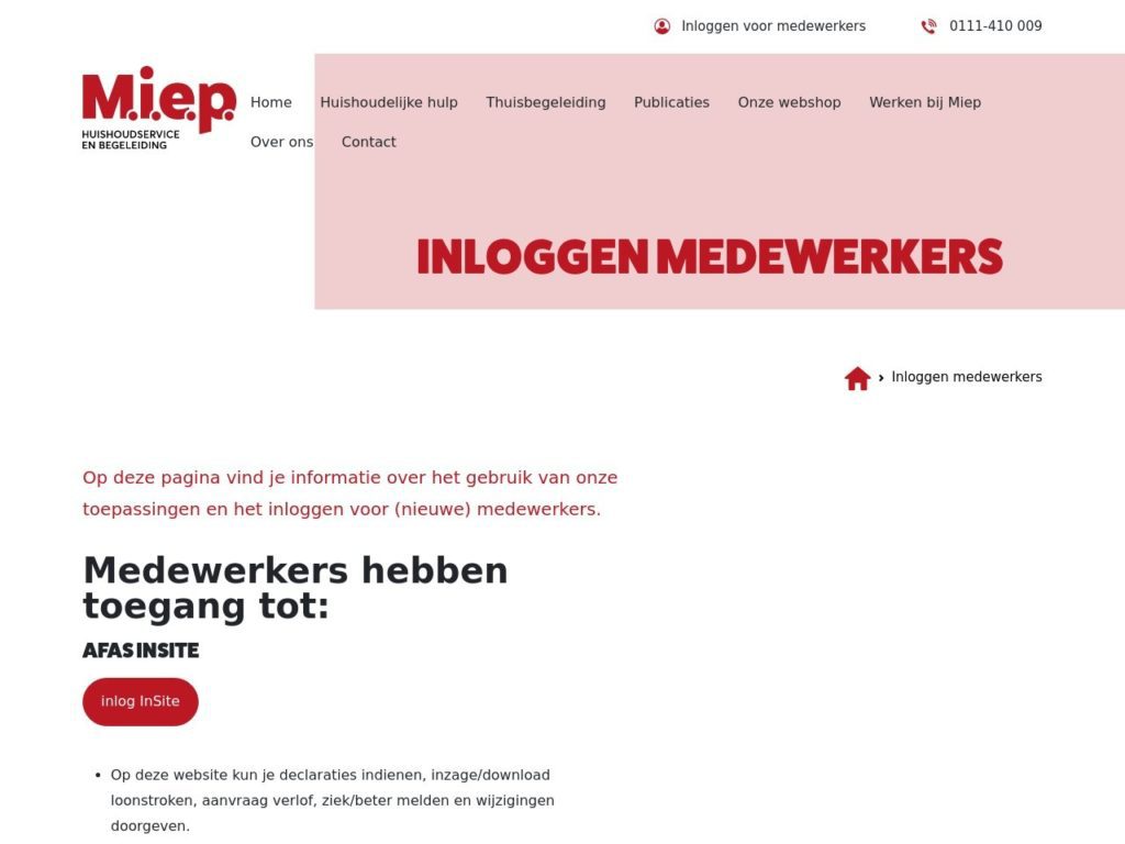 Inloggen bij Miep Mijnio – Inloggen Bij
