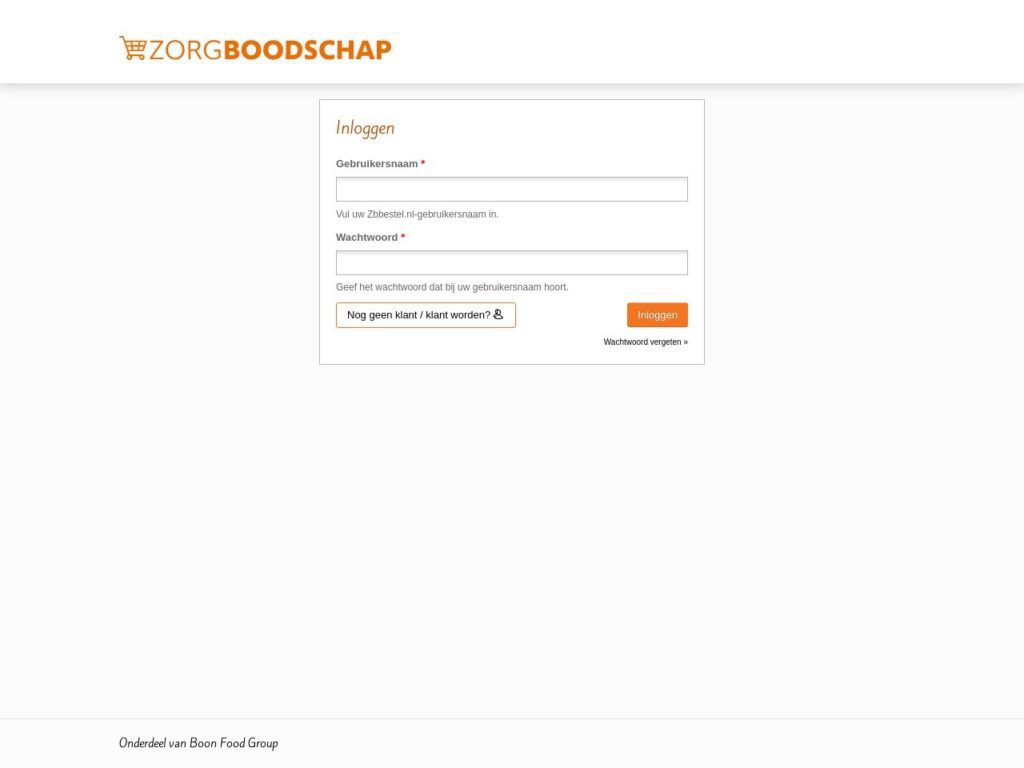 Inloggen bij Zorgboodschap – Inloggen Bij