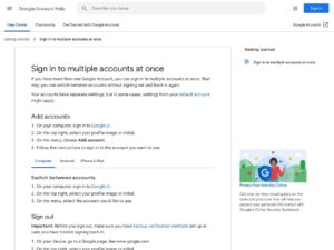 Inloggen bij Google Met Ander Account – Inloggen Bij