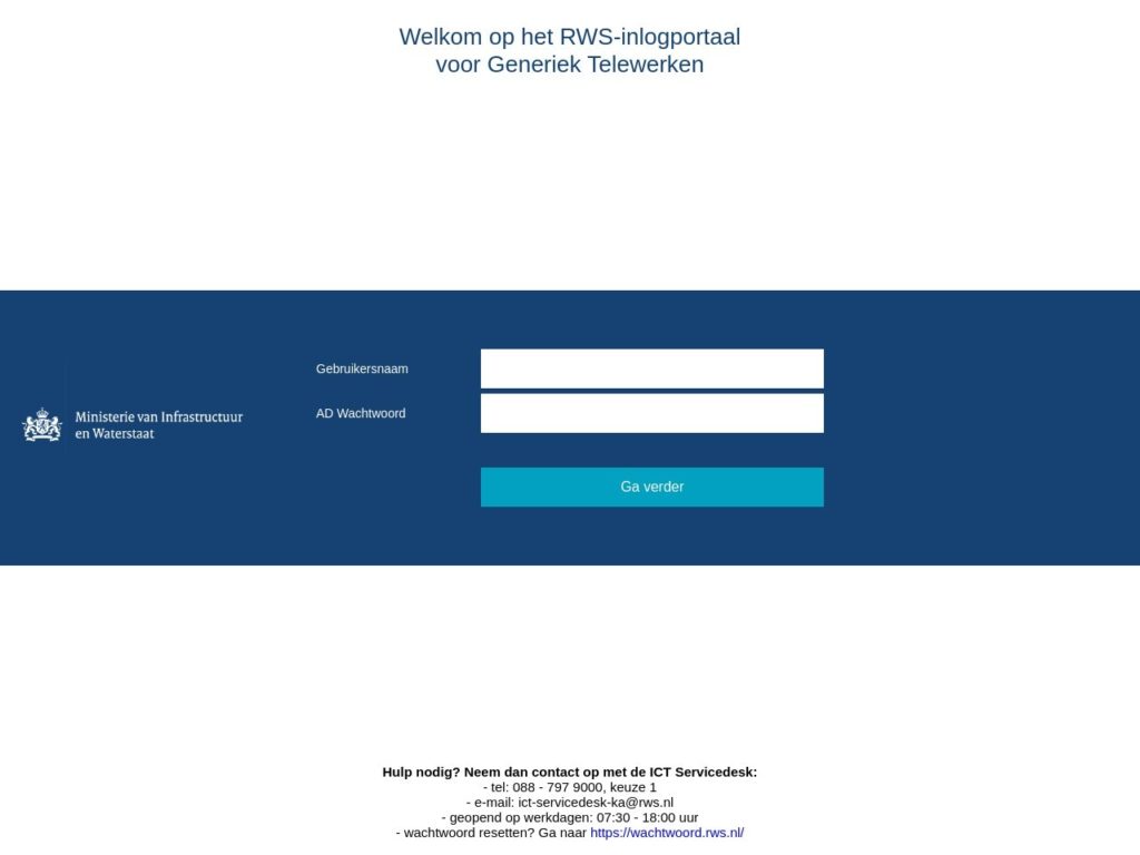 Inloggen bij Rws Citrix – Inloggen Bij