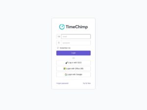 Inloggen bij Timechimp – Inloggen Bij