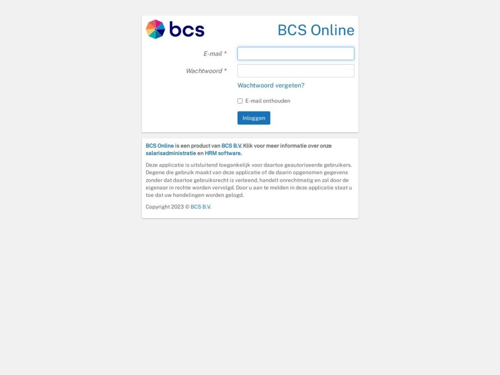 Inloggen bij Bcs Online – Inloggen Bij
