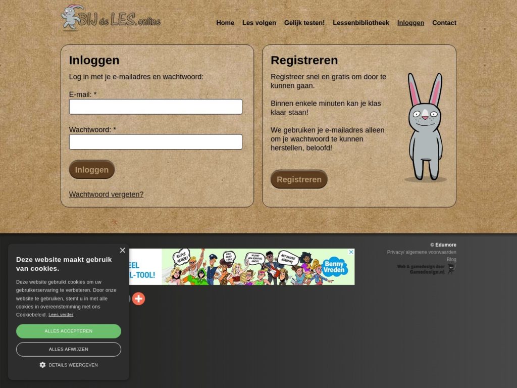 Inloggen bij Bij De Les Online – Inloggen Bij