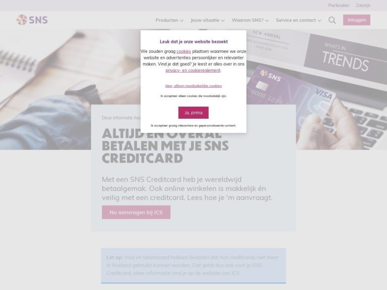 Inloggen bij Creditcard Sns – Inloggen Bij