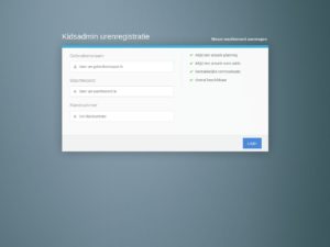 Inloggen bij Kidsadmin – Inloggen Bij