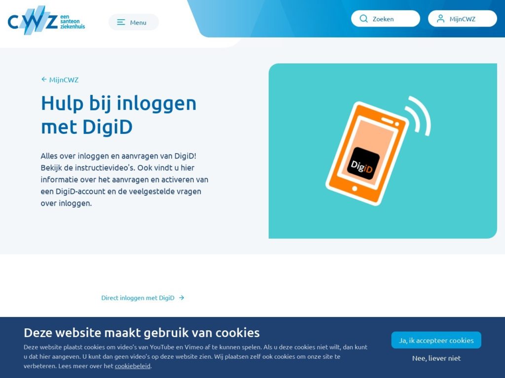 Inloggen bij Mijncwz Digid – Inloggen Bij