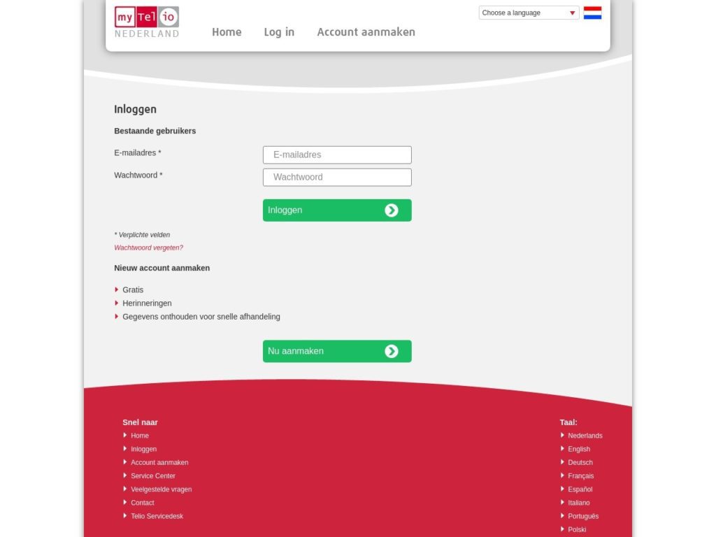 Inloggen bij My Telio – Inloggen Bij