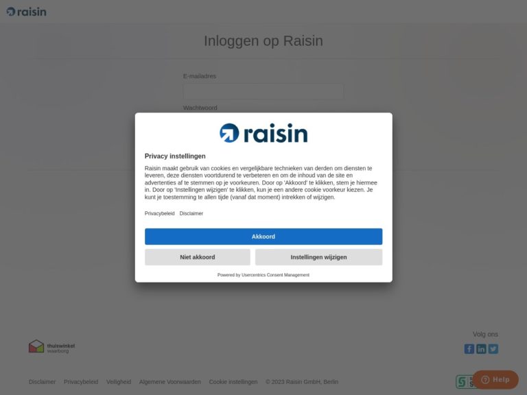 Inloggen bij Raisin Bank – Inloggen Bij