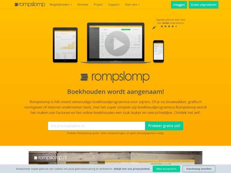 Inloggen bij Rompslomp – Inloggen Bij