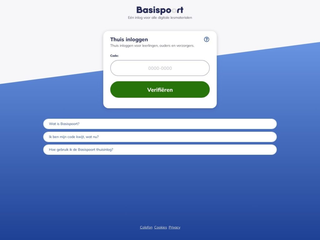 Inloggen bij Thuis Basispoort – Inloggen Bij
