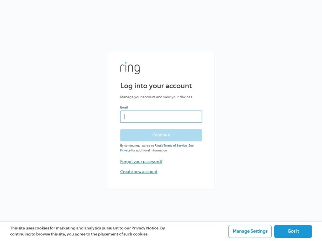 Inloggen bij Ring Account – Inloggen Bij