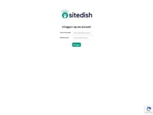Inloggen bij Sitedish – Inloggen Bij