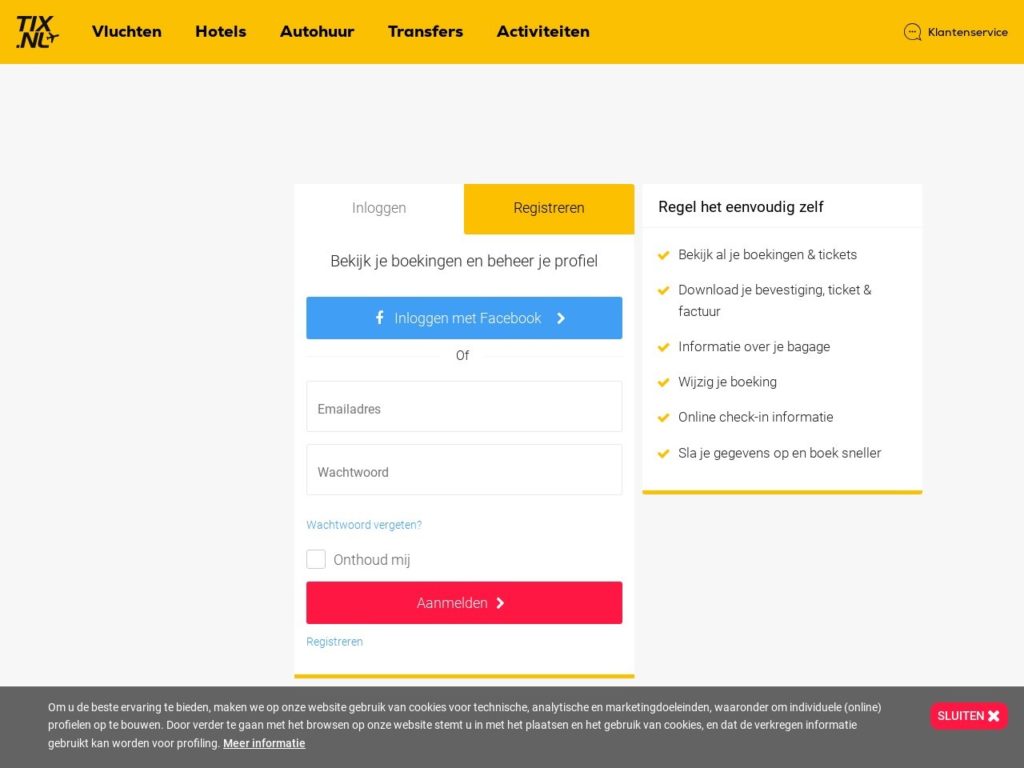 Inloggen bij Tix – Inloggen Bij