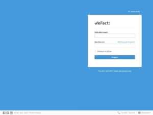 Inloggen bij Wefact – Inloggen Bij