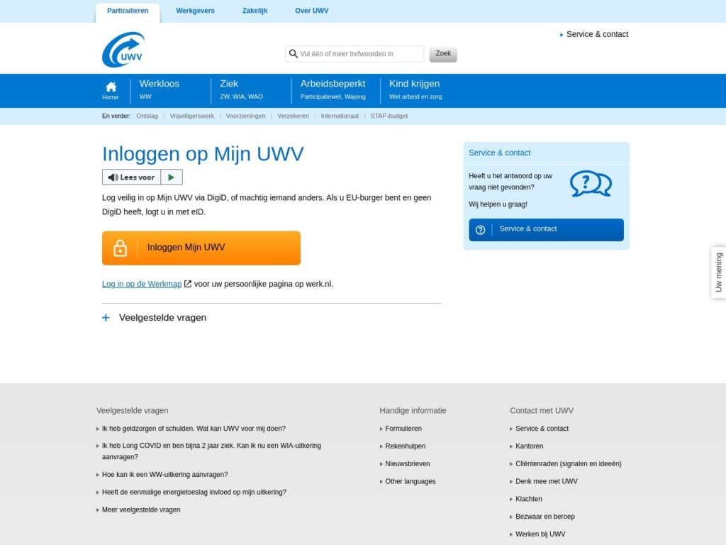 Inloggen bij Werkmap Uwv – Inloggen Bij