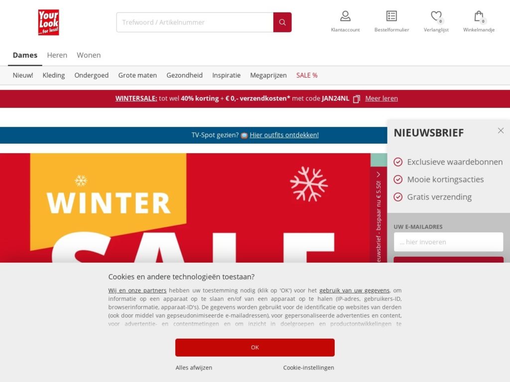 Inloggen bij Your Look For Less – Inloggen Bij