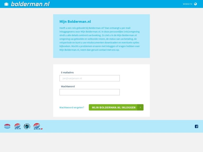 Inloggen bij Bolderman – Inloggen Bij