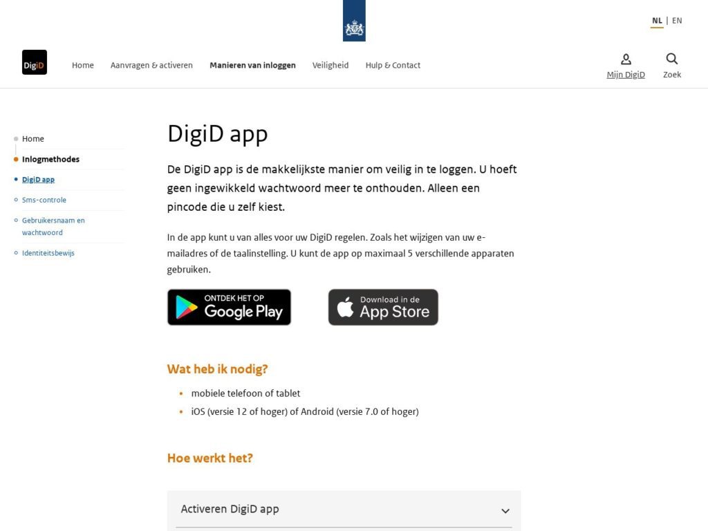 Inloggen bij Digid Ander Apparaat – Inloggen Bij