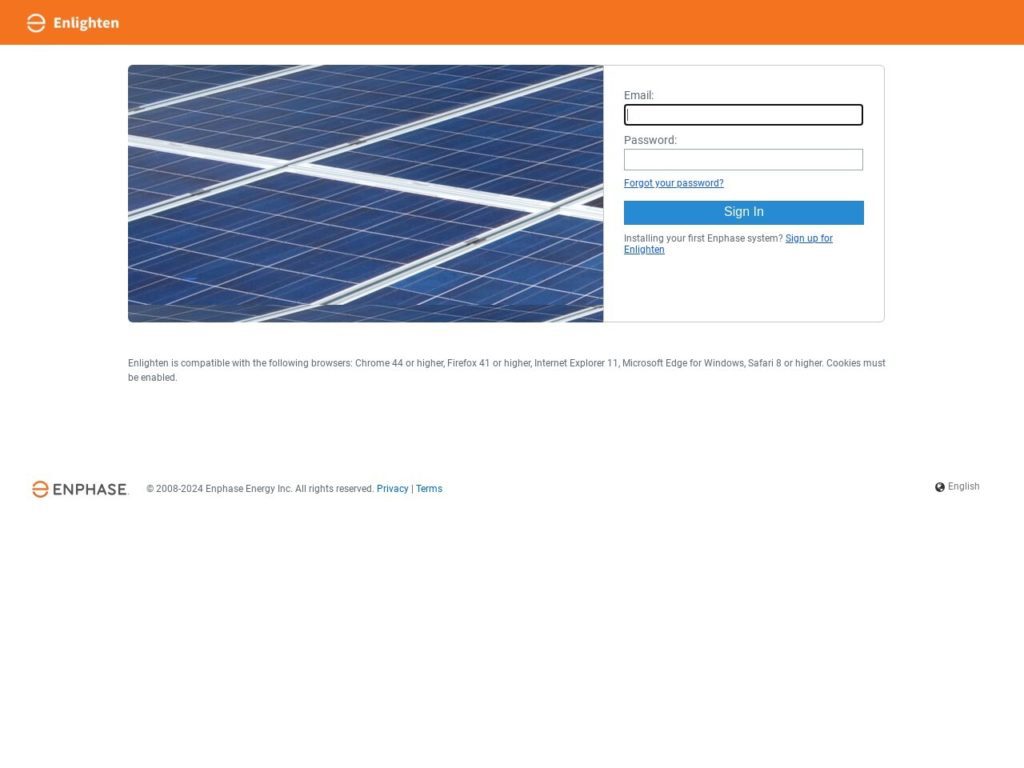 Inloggen bij Enphase Enlighten – Inloggen Bij