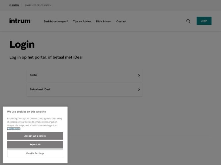 Inloggen bij Intrum Justitia – Inloggen Bij
