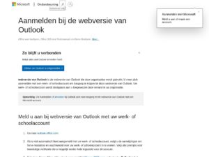 Inloggen bij Microsoft Outlook Online – Inloggen Bij