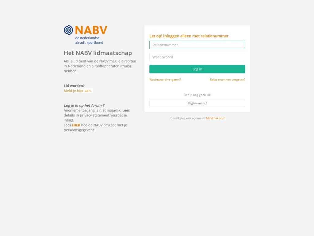 Inloggen bij Nabv – Inloggen Bij