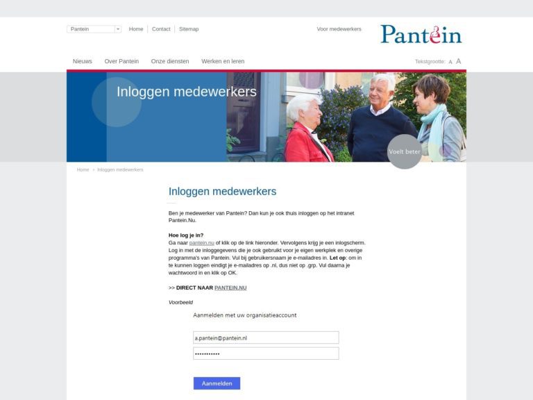 Inloggen bij Pantein Mail – Inloggen Bij