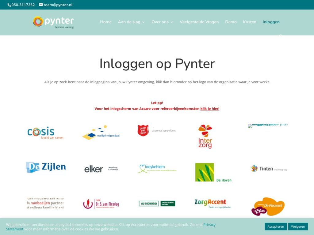 Inloggen bij Pynter – Inloggen Bij