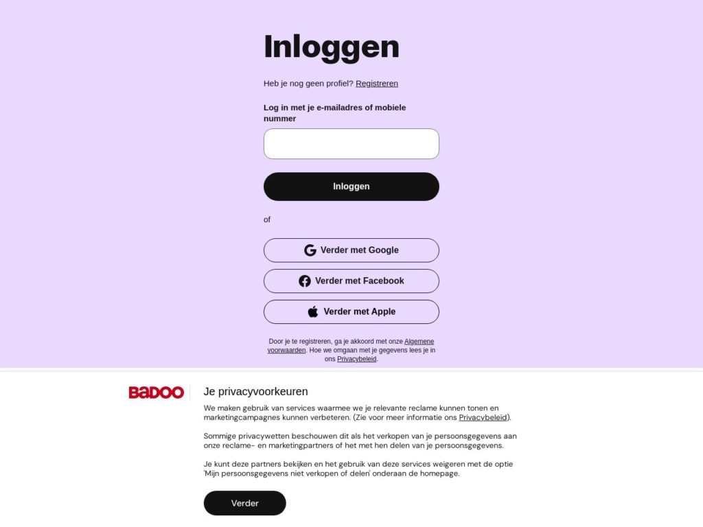 Inloggen bij Badoo – Inloggen Bij