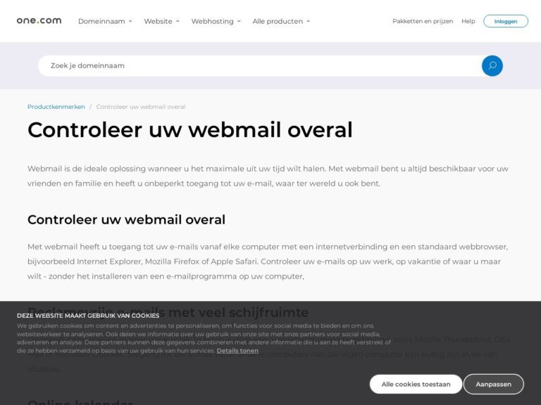 Inloggen bij Webmail One Com – Inloggen Bij