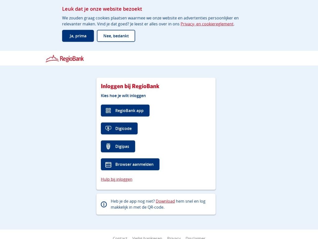Inloggen bij Mijn Regiobank Internetbankieren – Inloggen Bij