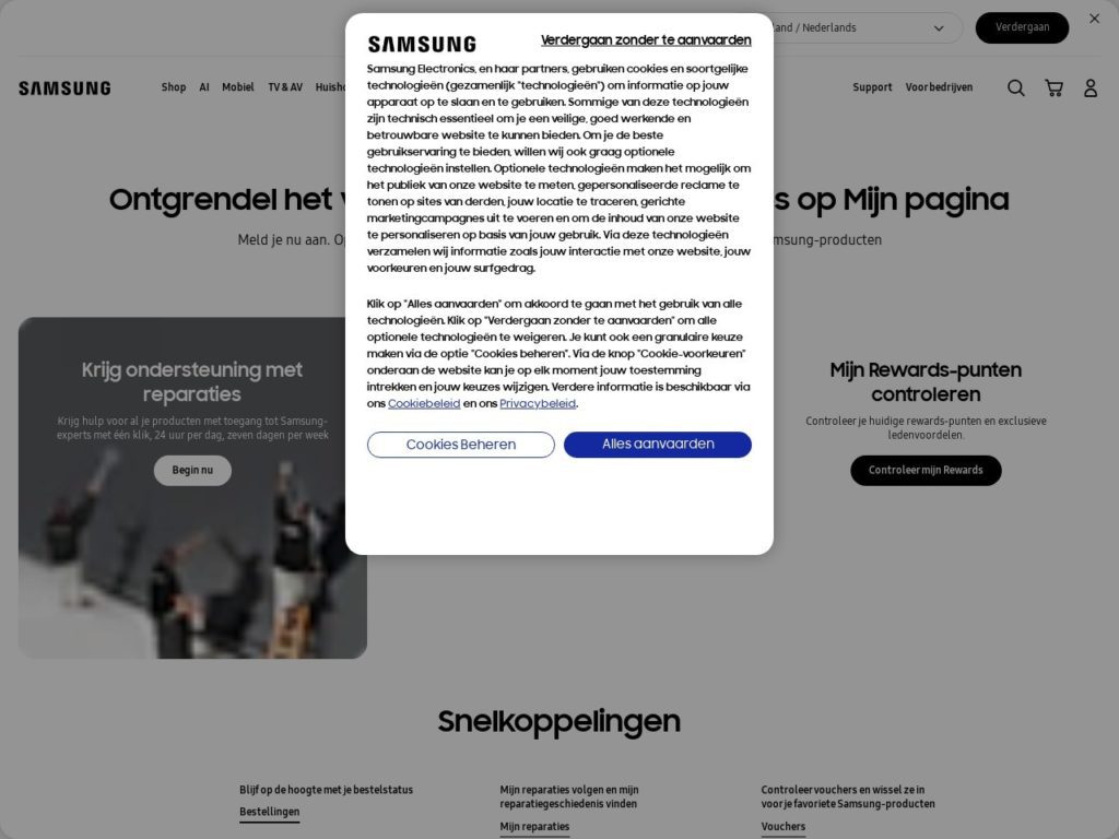 Inloggen bij Samsung Account – Inloggen Bij