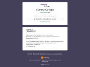 Inloggen bij Itslearning Summa – Inloggen Bij