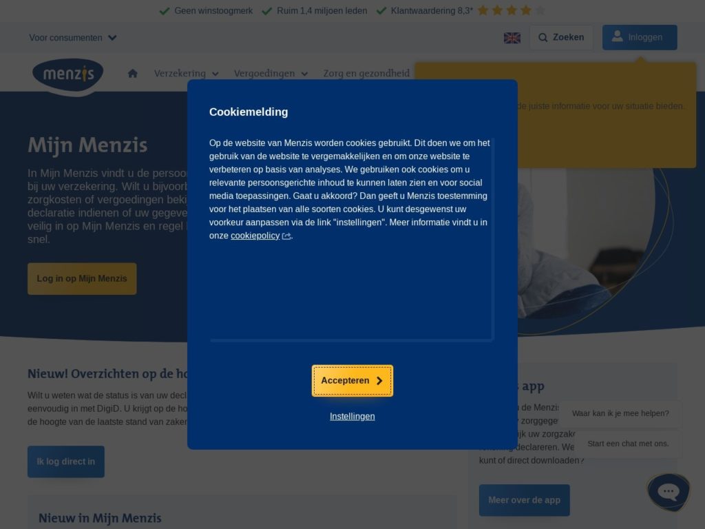 Inloggen bij Mijn Menzis – Inloggen Bij