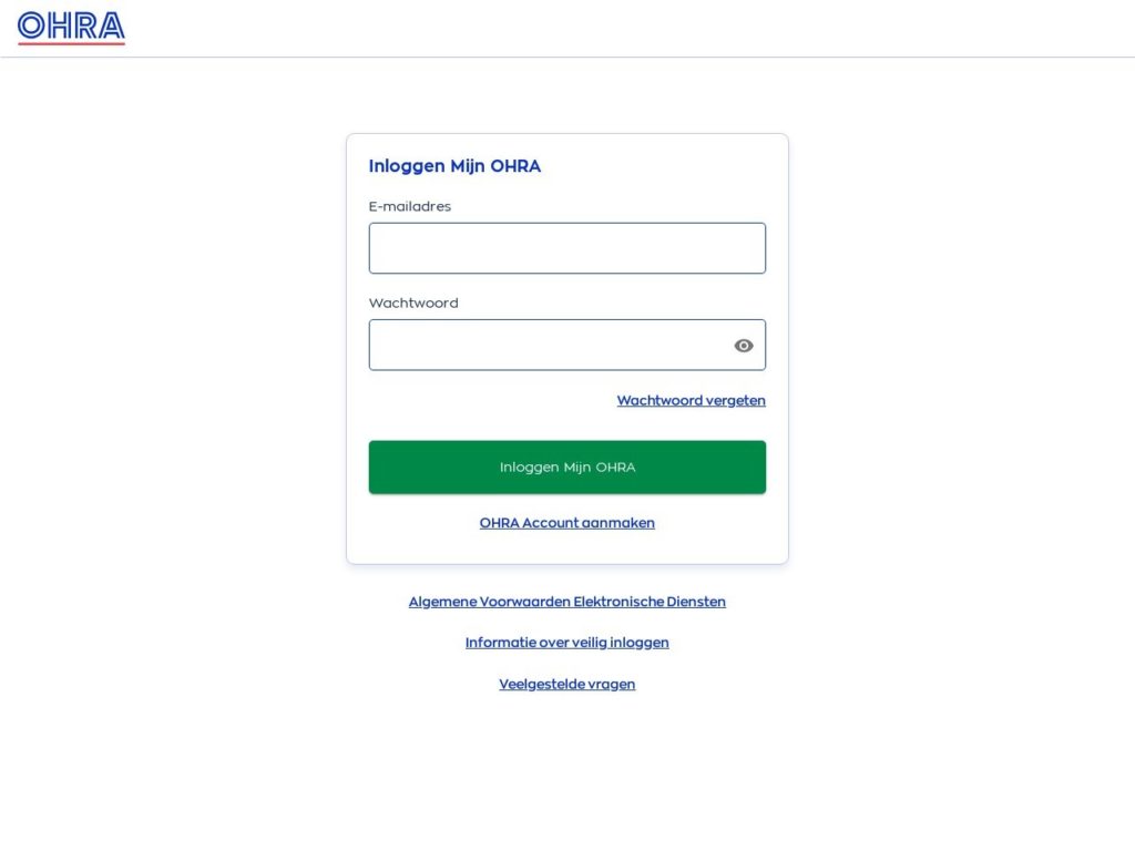 Inloggen bij Mijn Ohra – Inloggen Bij