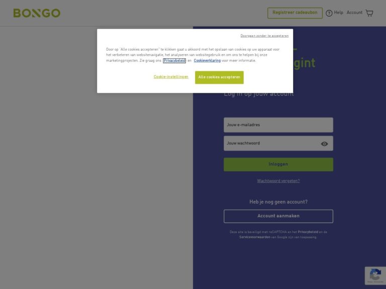 Inloggen bij Bongo – Inloggen Bij
