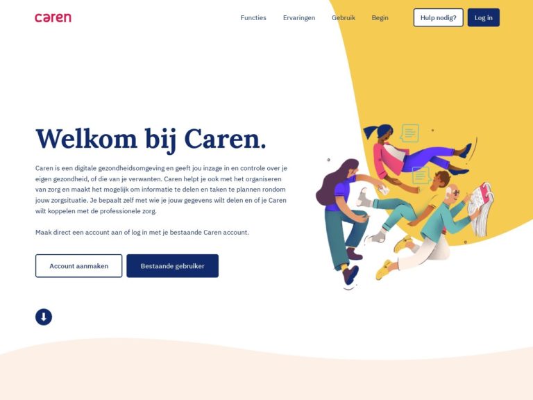 Inloggen bij Caren Zorgt – Inloggen Bij