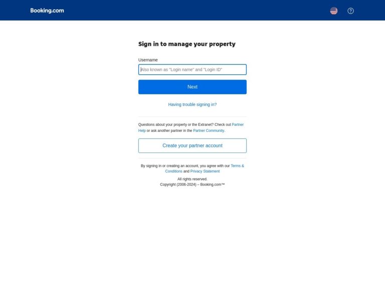 Inloggen bij Extranet Booking – Inloggen Bij