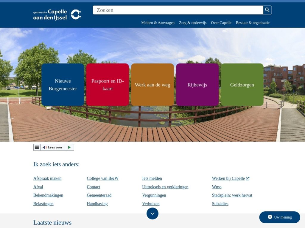 Inloggen bij Gemeente Capelle – Inloggen Bij