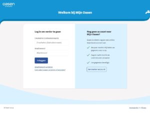 Inloggen bij Mijn Oasen – Inloggen Bij