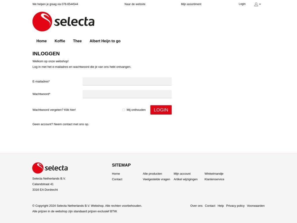 Inloggen bij Mijn Selecta – Inloggen Bij