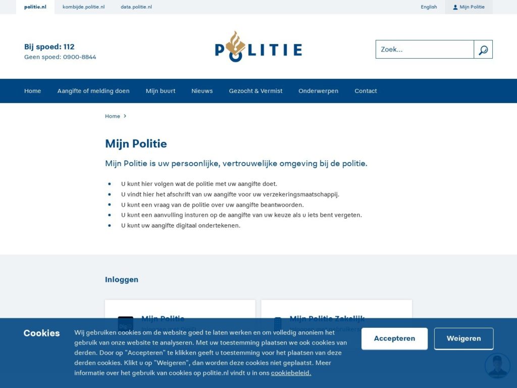 Inloggen bij Politie Digid – Inloggen Bij