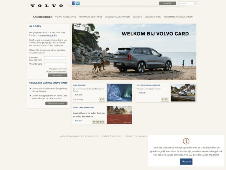 Inloggen bij Volvo Card – Inloggen Bij