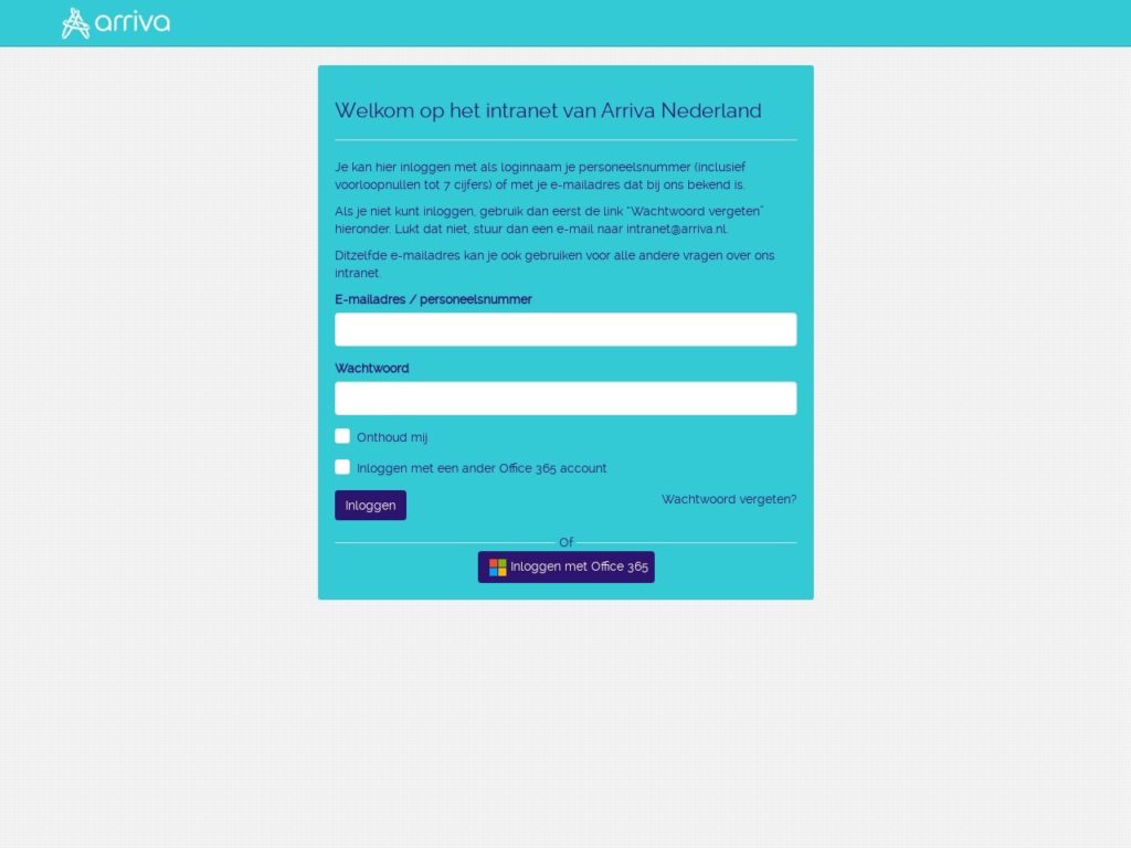 Inloggen bij Afas Insite Arriva – Inloggen Bij
