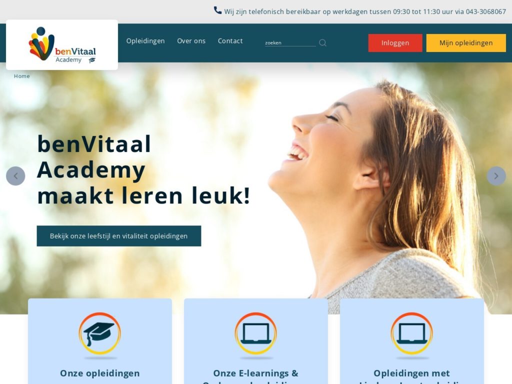 Inloggen bij Benvitaal Academy – Inloggen Bij