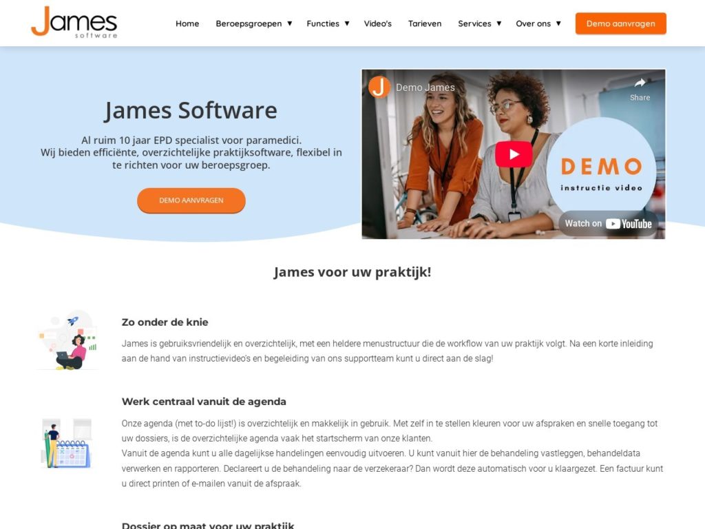 Inloggen bij James Software – Inloggen Bij