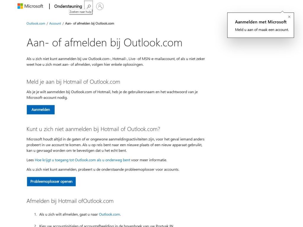 Inloggen bij Mail Outlook – Inloggen Bij